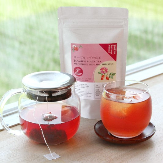 Japanese Black Tea with Rosehip – d:matcha Kyoto