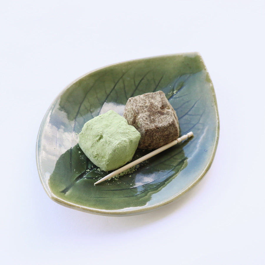 [Tea Ware] Tea leaf plate from Souraku Welfare Foundation – d:matcha Kyoto